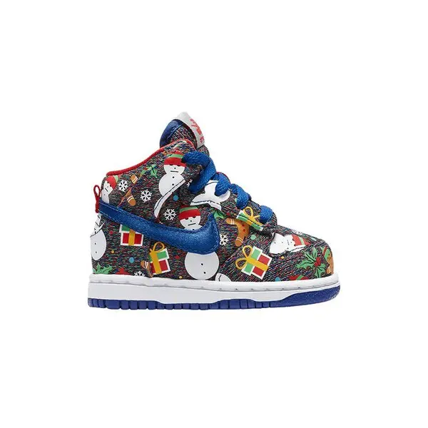 Nike Dunk High Qs Td 'ugly Christmas Sweater' 2017 - Black