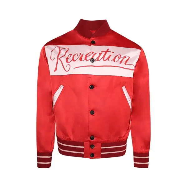 BODE Postcard Rally Jacket - Red