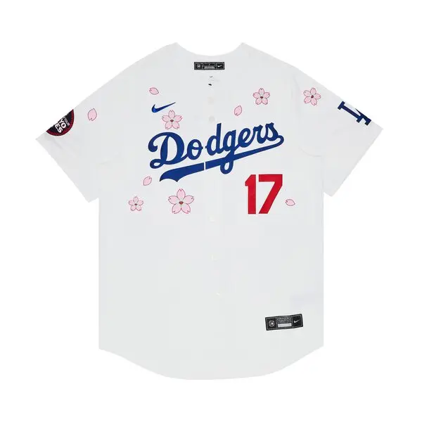 Nike X Takashi Murakami X Mlb Dodgers Ohtani Jersey - White