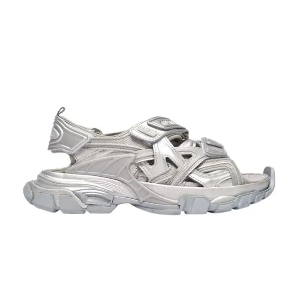 Balenciaga Track Sandal - Silver