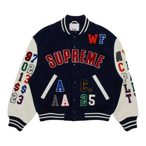 Supreme Praises Varsity Jacket - Blue