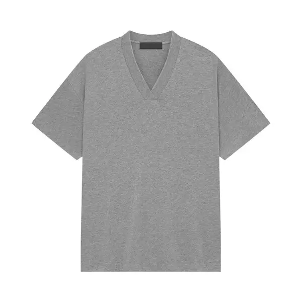 Fear Of God V-neck Tee - Grey