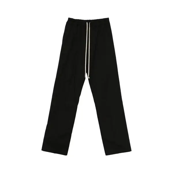 Rick Owens Heavy Poplin Dietrich Drawstring Pant - Black