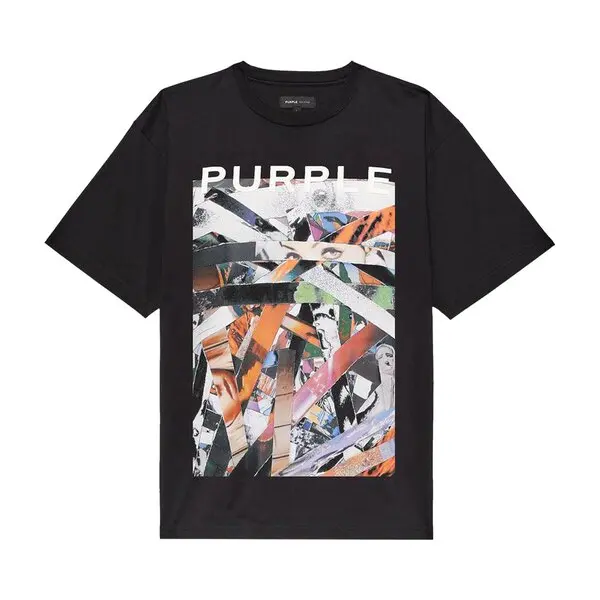 PURPLE BRAND Clean Jersey T-shirt - Black