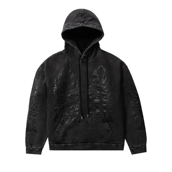 WHO DECIDES WAR Winged Logo Hooded Sweatshirt