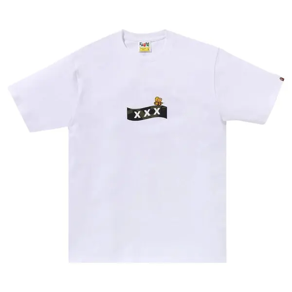 A BATHING APE X God Selection Xxx Tee - White