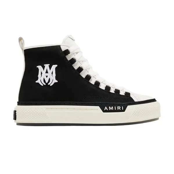 Amiri M.a. Logo Court High Sneakers - Black