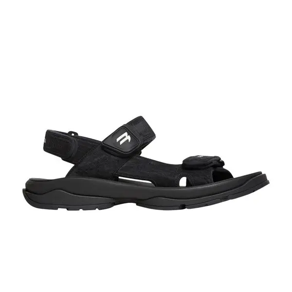 Balenciaga Tourist Sandal - Black