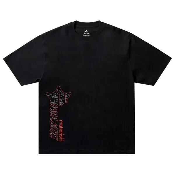 PALACE X Maharishi Templea Star Kor Om T-shirt - Black