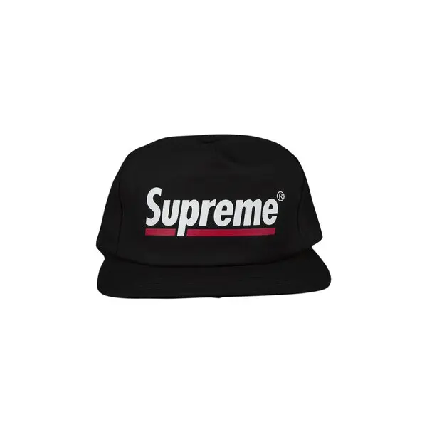 Supreme 5-panel Cap - Black
