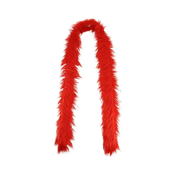 Gucci Faux Fur Scarf - Red