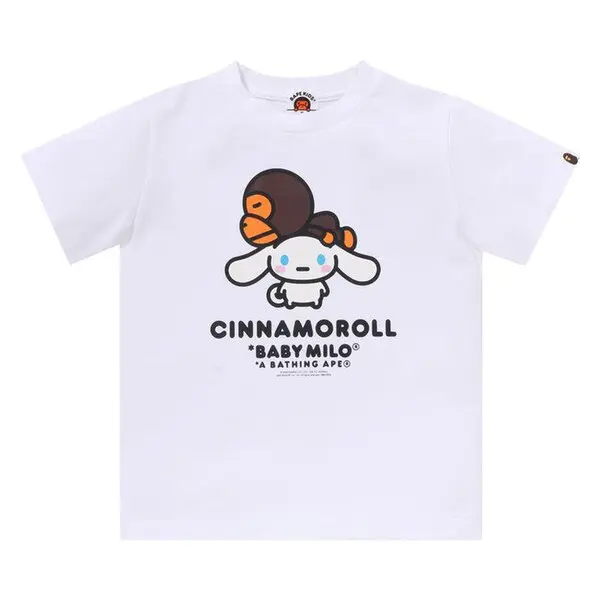 A BATHING APE X Cinnamoroll Baby Milo Tee - White
