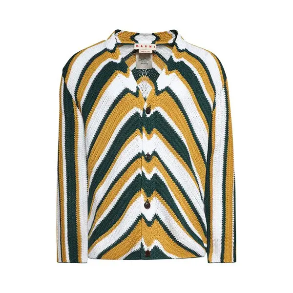 Marni Striped Cardigan