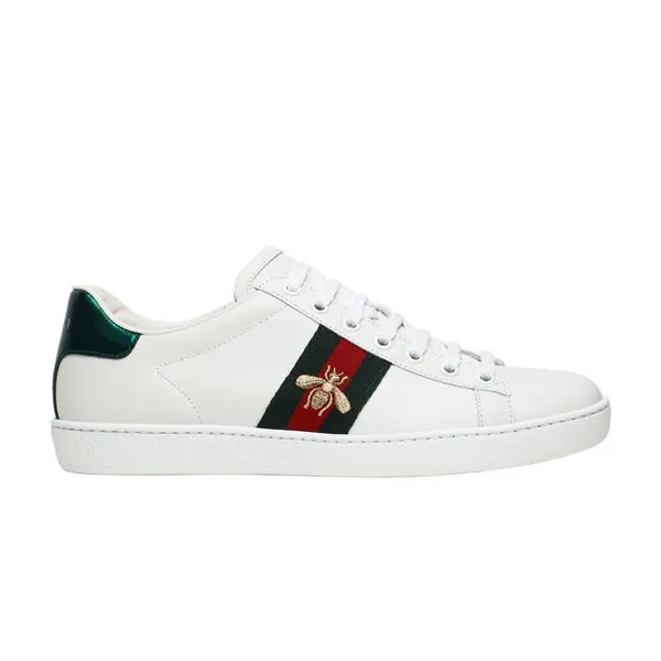 Gucci Ace Low 'bee Embroidered' Sneaker