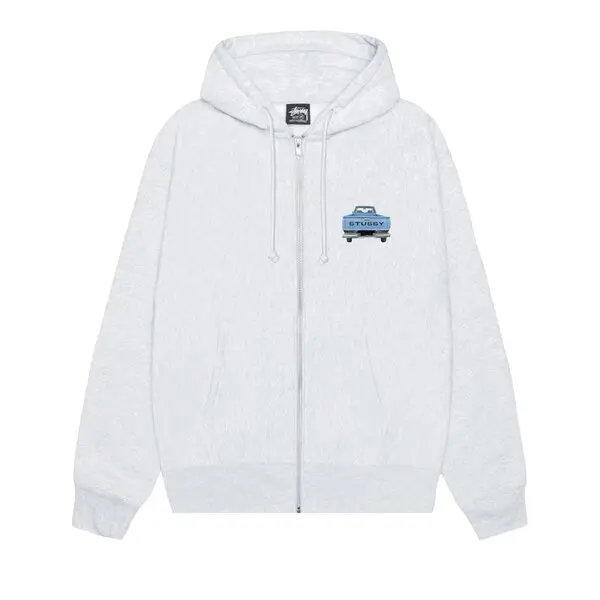 StÜssy Pickup Zip Hoodie - Grey