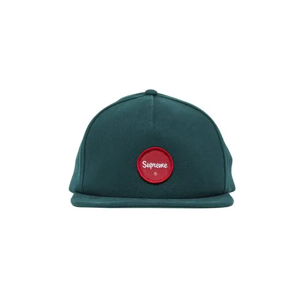 Supreme Twill Patch 5-panel Cap - Teal