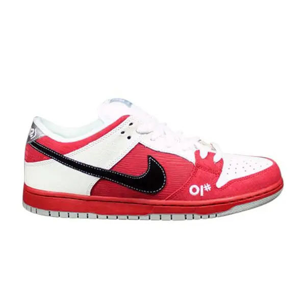 Nike Dunk Low Premium Sb Roller Derby Sneakers - Red