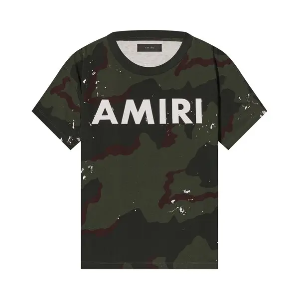 Amiri Army Logo Tee