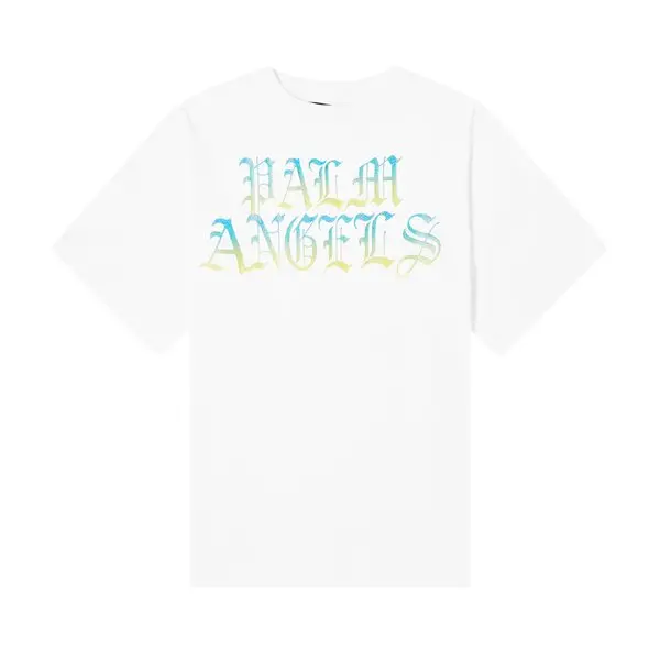 Palm Angels Hue Gothic Logo T-shirt - White