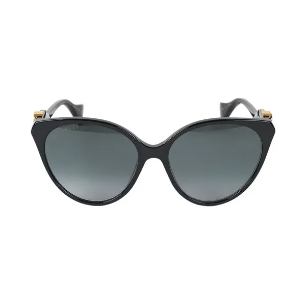 Gucci Cat Eye Full Rim Sunglasses - Black