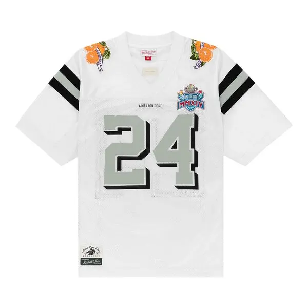 Aimé Leon Dore X Mitchell & Ness Team Football Jersey - White