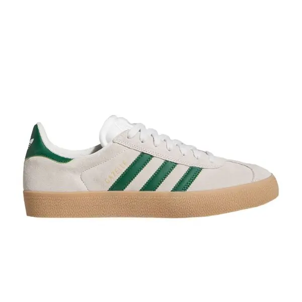 adidas gazelle silver green womens adidas Gazelle ADV Shadow Red / Crytal White / Gold Metallic 11.5 main image 0