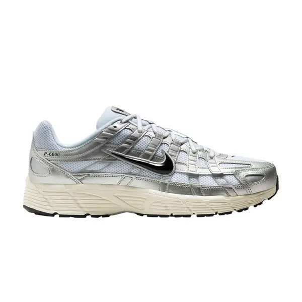 Nike P-6000 Metallic Sneakers - Silver