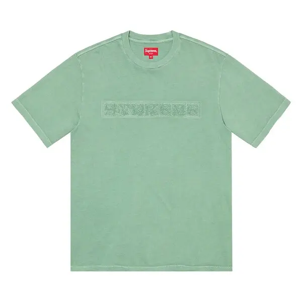 Supreme Embossed Vines Short-sleeve Top