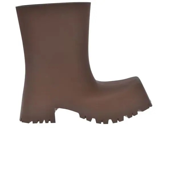 Balenciaga Trooper Rubber Boot - Brown
