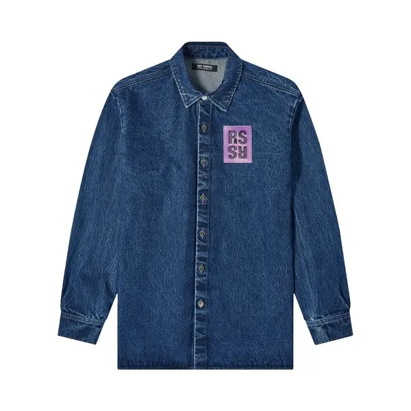 Raf Simons Straight Fit Denim Shirt
