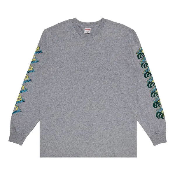 Supreme Strawberries Long-sleeve Tee - Grey