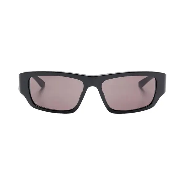Balenciaga Rectangular Full Rim Sunglasses - Black