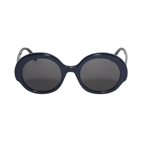 Loewe Round Frame Slim Sunglasses - Blue