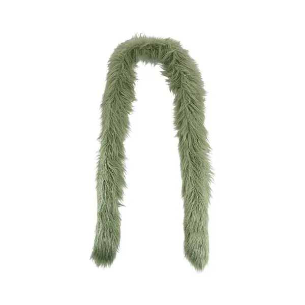 Gucci Faux Fur Scarf - Green