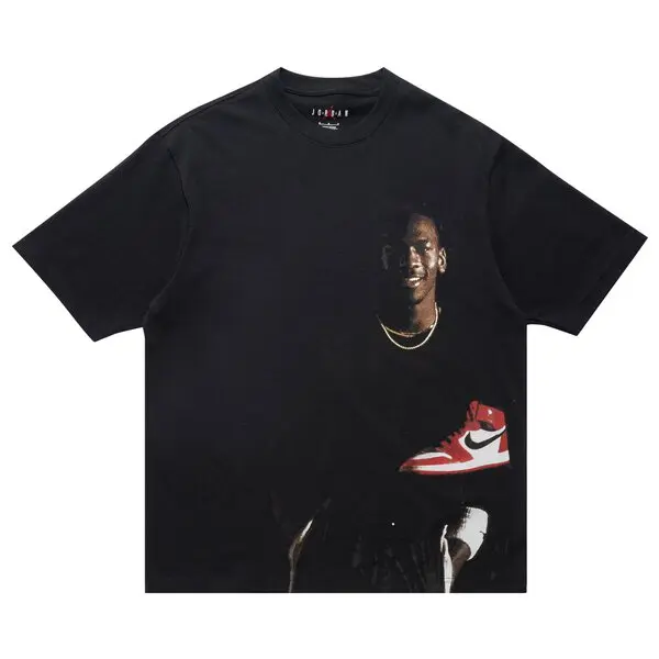 JORDAN Crewneck T-shirt - Black