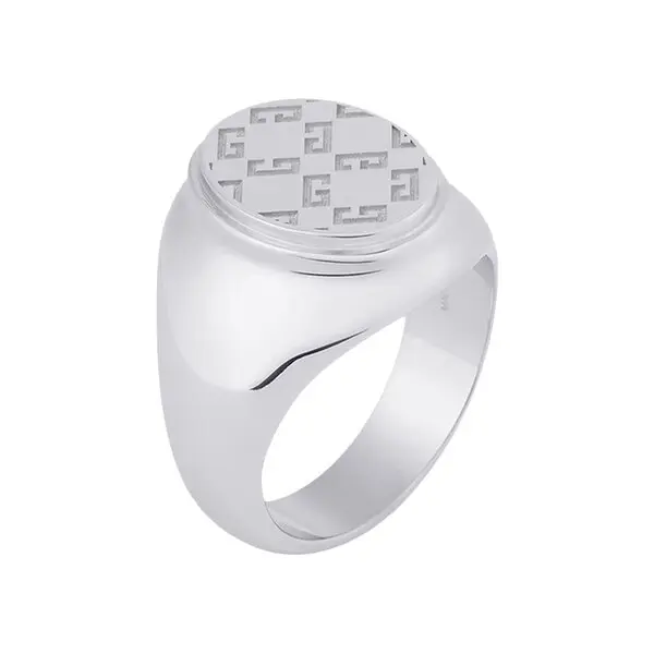 Givenchy 2g Signet Ring - Grey