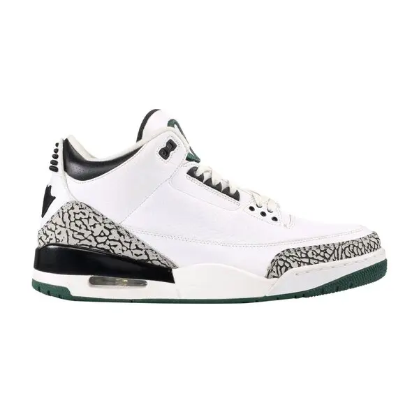 JORDAN 3 Retro 'oregon Pit Crew Home' 2011 Sample - White