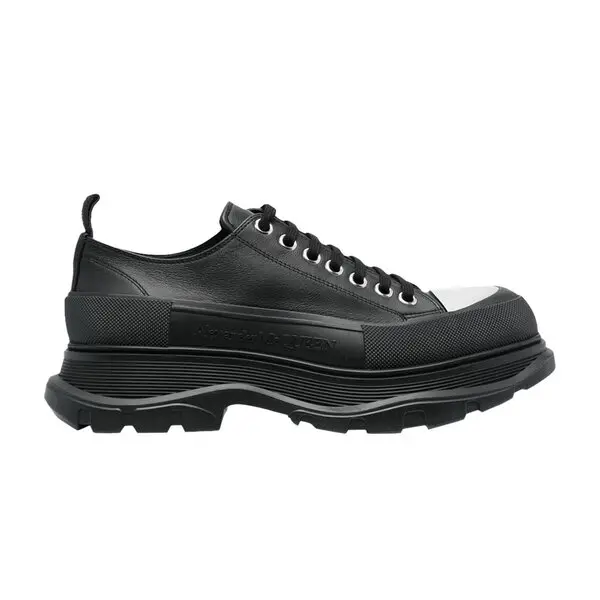 Alexander McQueen Tread Slick Lace-up Sneakers - Black