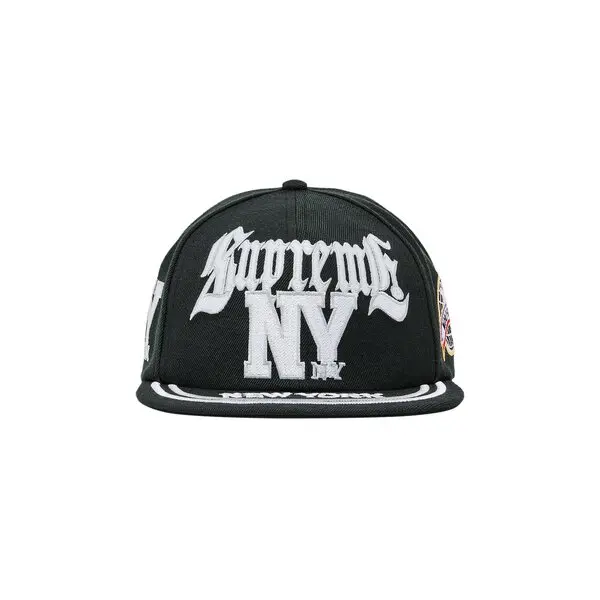 Supreme New York 6-panel Cap - Black