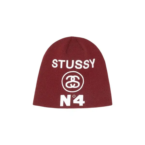 StÜssy Skullcap Number 4 - Red