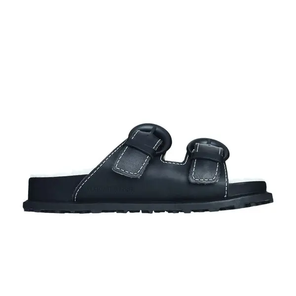 MARINE SERRE Ground Sandal - Black