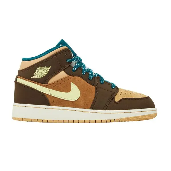 JORDAN 1 Mid Se Gs - Brown