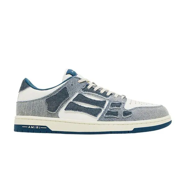 Amiri Skel Top Low 'vintage Denim Slate - Blue