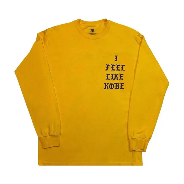 KANYE WEST I Feel Like Kobe/pablo Mamba Day T-shirt