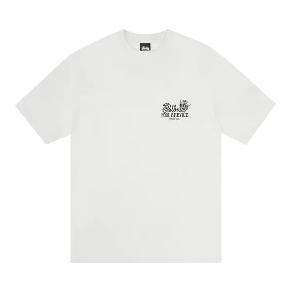 StÜssy Pool Service Tee - White
