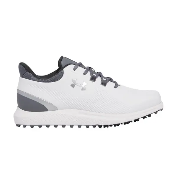 Under Armour Drive Medal Spikeless Golf Shoe - White
