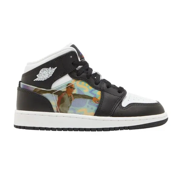 JORDAN 1 Mid Gs Hologram - Black
