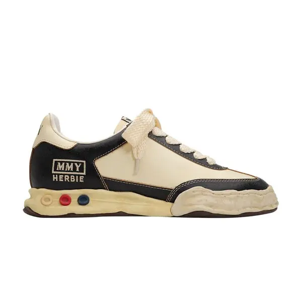 Mihara Yasuhiro Herbie Og Sole Vc Leather Low Sneakers - Black
