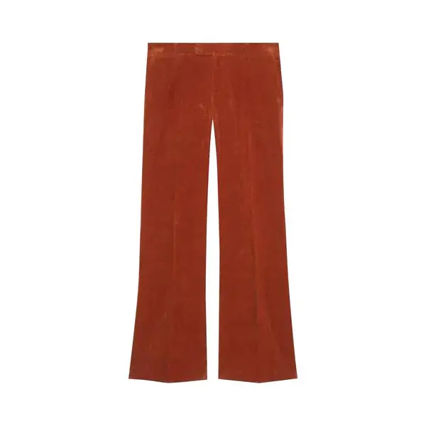 Gucci Flared Velvet Trousers