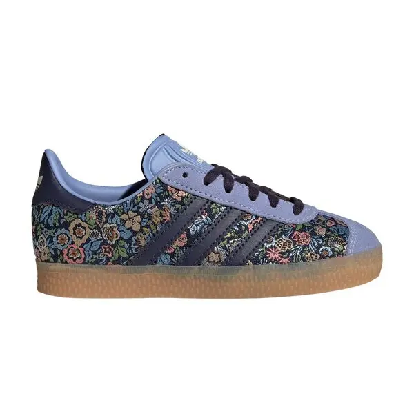 Adidas Liberty London X Gazelle K Floral Embroidery - Blue